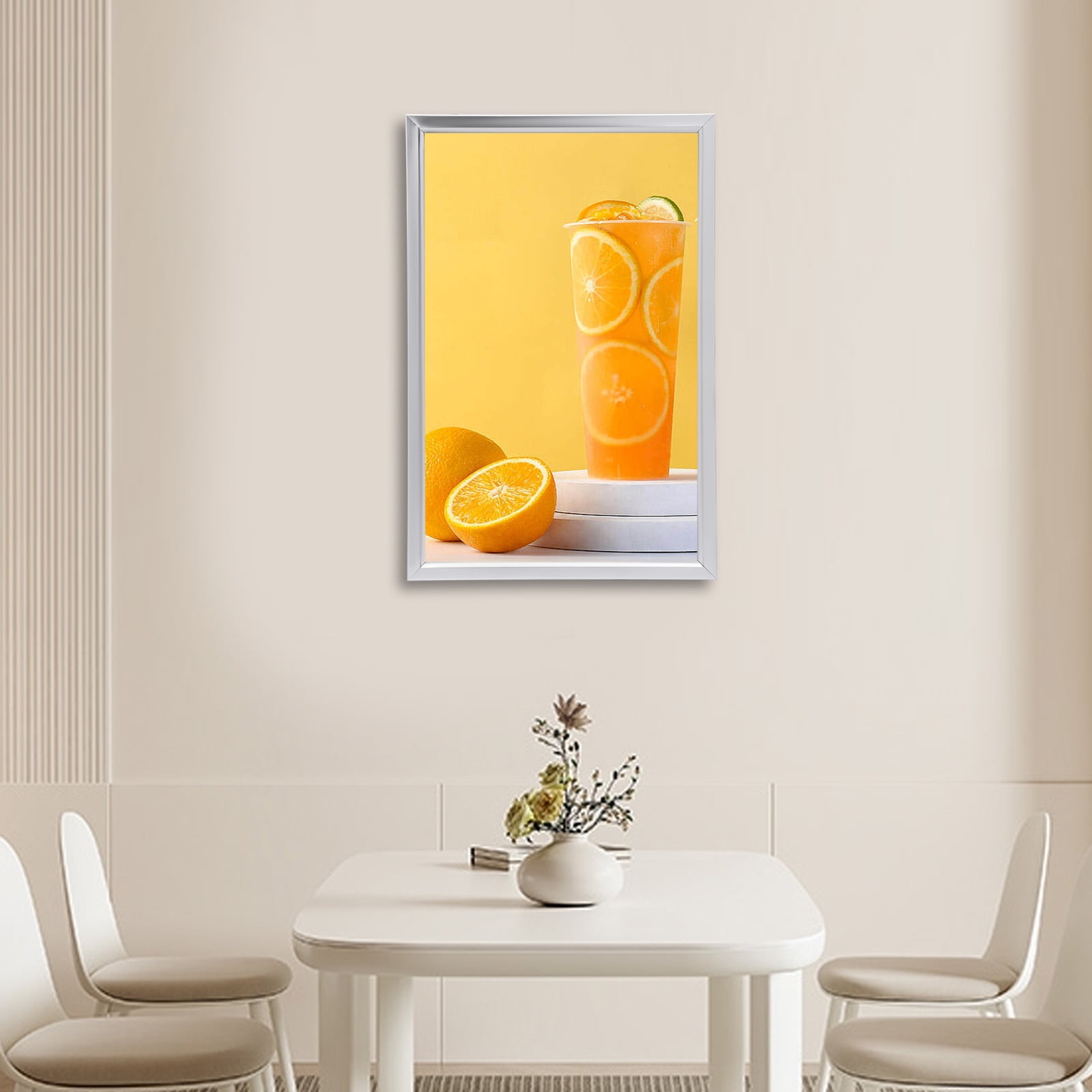 Dwellnix Backlit Poster Frame, High-Brightness LED Display with 9000 ...