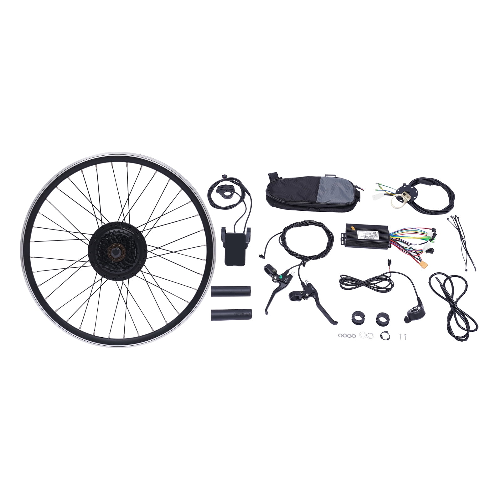 Dwellnix Black 24 E bike Conversion Kit 36V 500W Motor Rear Electric Bicycle Wheel Kit - Walmart.com