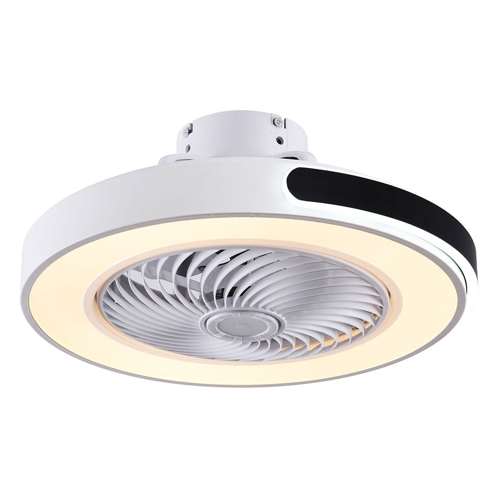 Dwellnix Ceiling Fan with LED Light, Remote Control for Infinitely ...