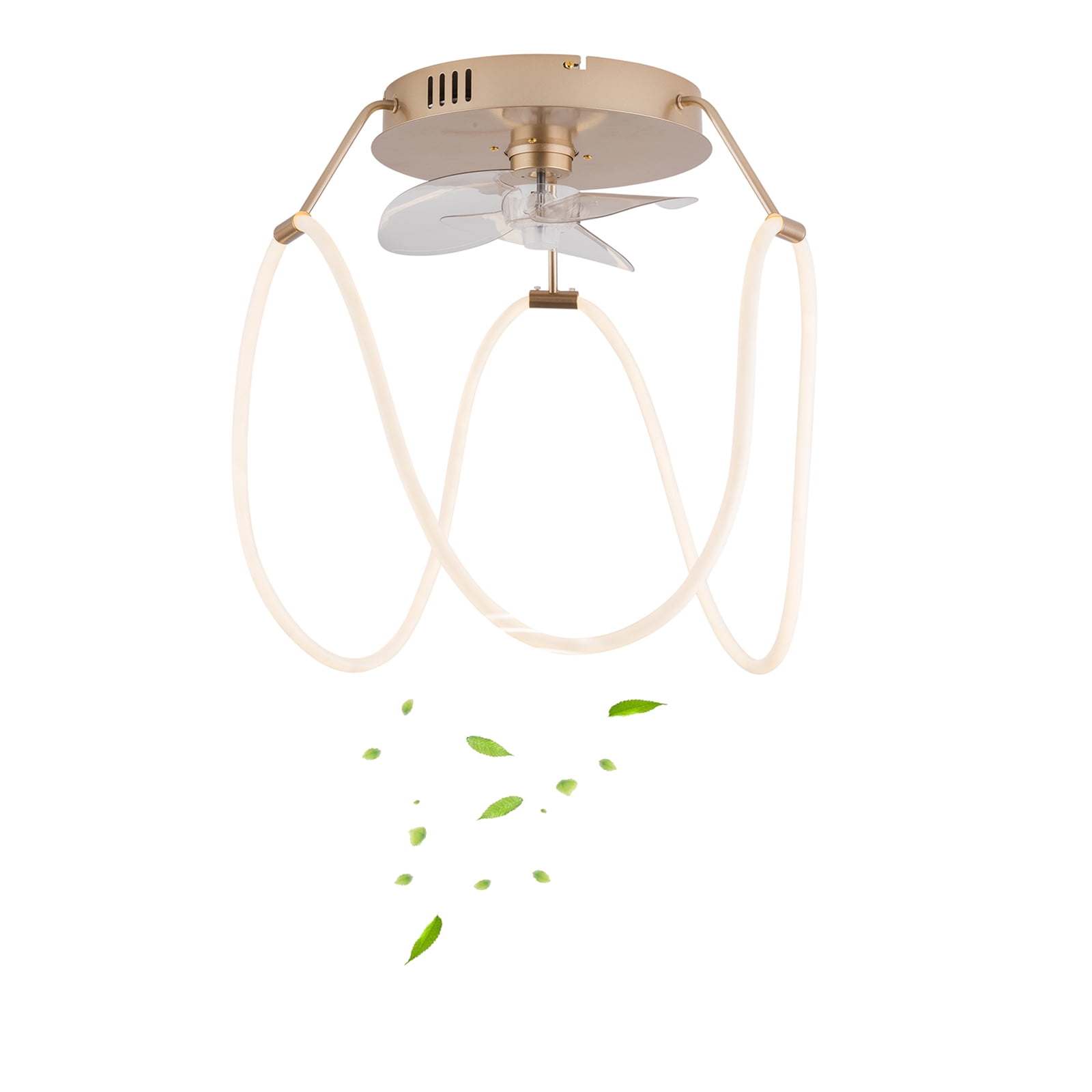 Dwellnix Ceiling Fan with Remote and LED Light – 6 Speeds, Adjustable ...