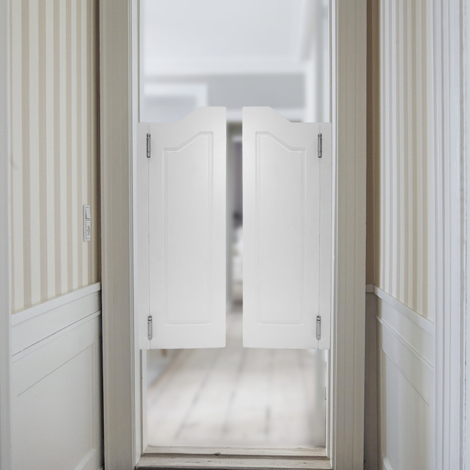 Dwellnix Coffee Doors Half Doors Doorway Partition Door Wood Counter ...