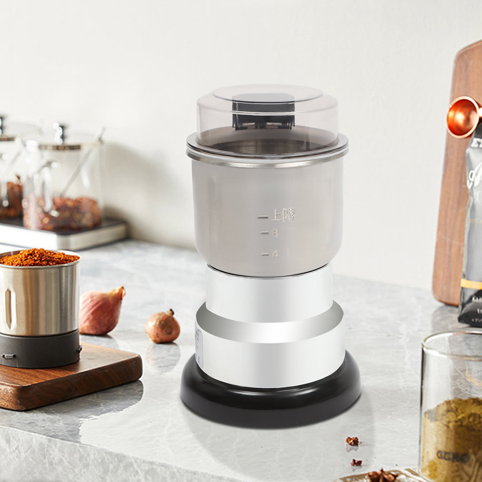 Dwellnix Electric Coffee Grinder with 300W Motor One Touch Operation ...