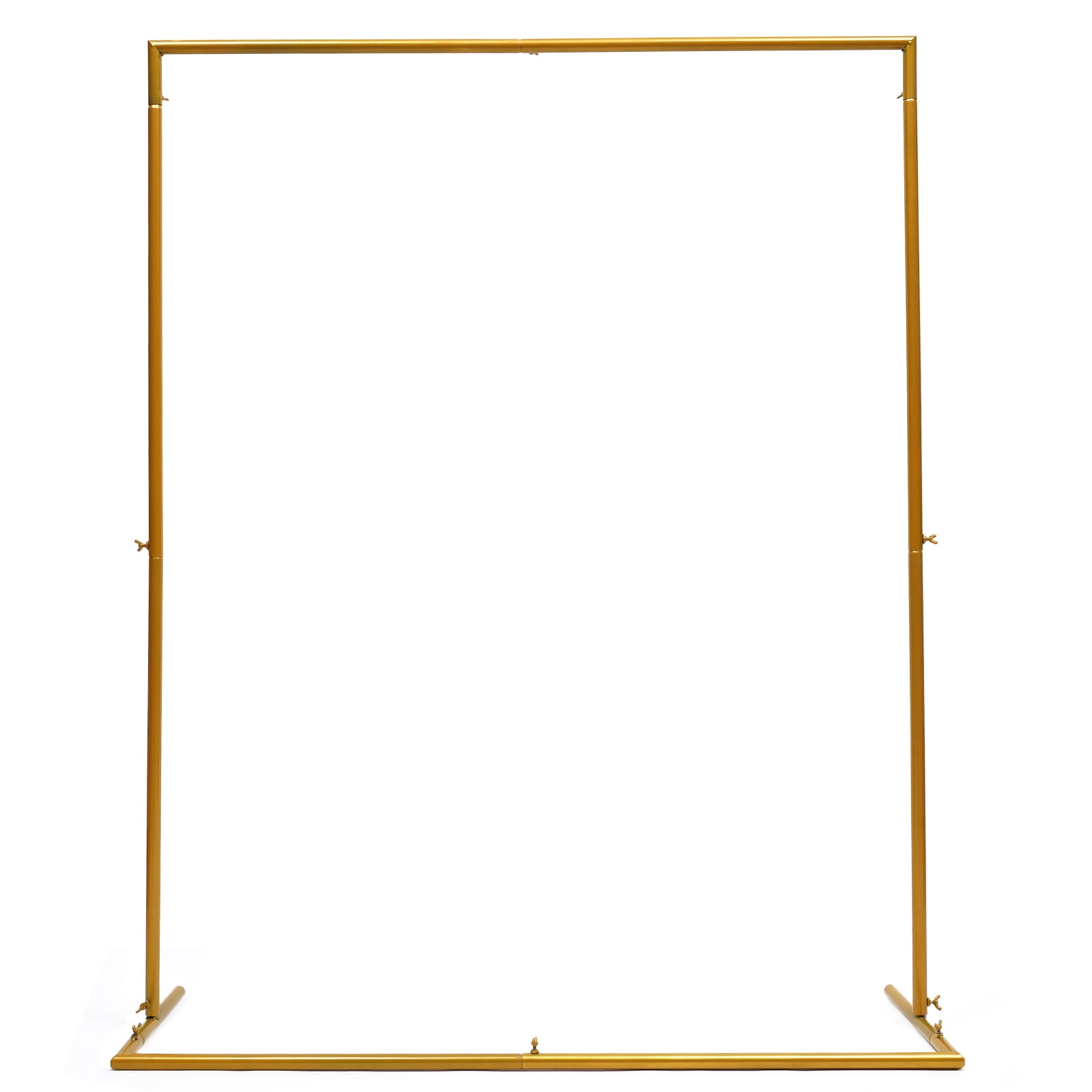 Dwellnix Gold Wedding Arch, Iron Backdrop Stand for Ceremony and ...