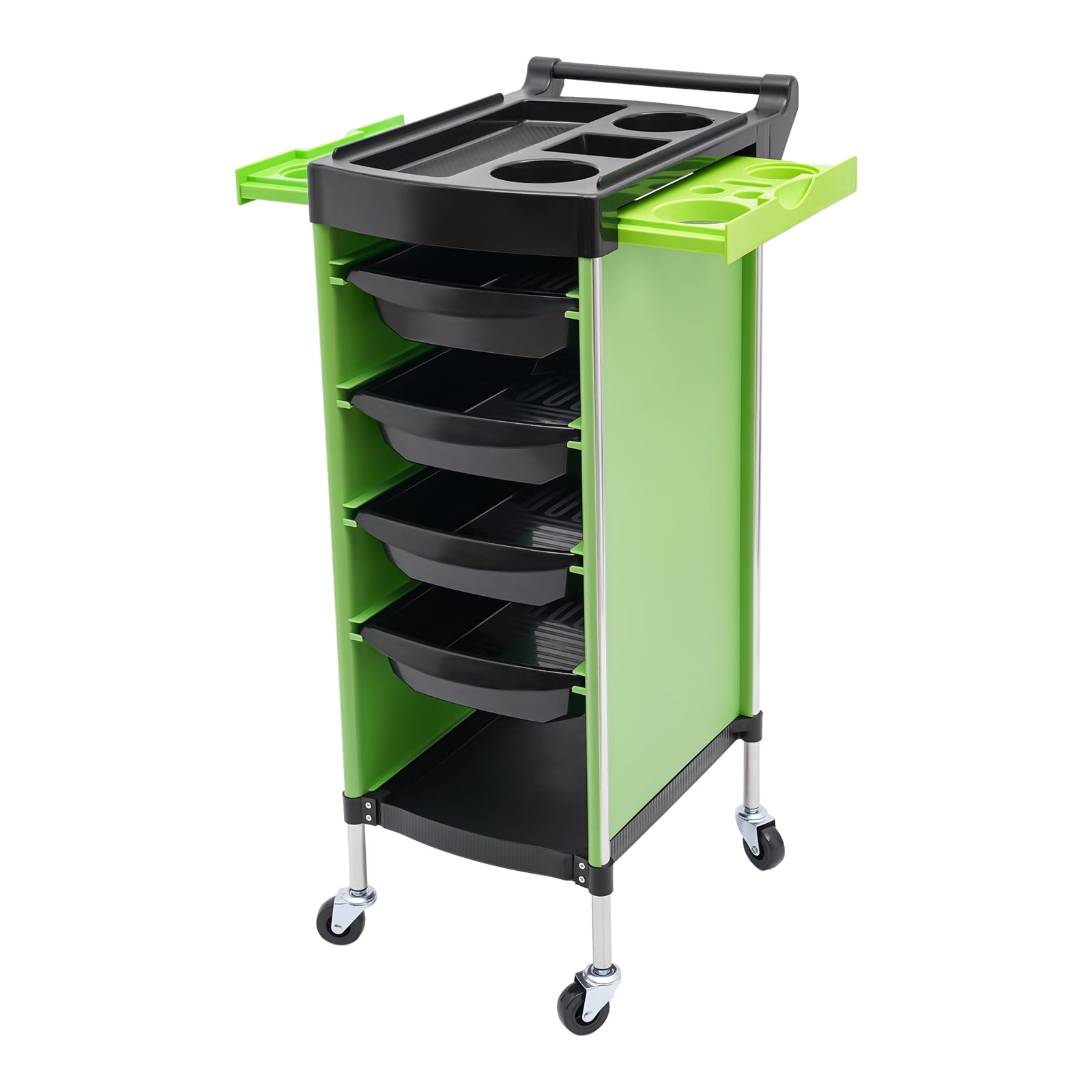 Dwellnix Hair Dye Lifting Rack with 6-Tier Storage, 4 Pull-Out Drawers ...