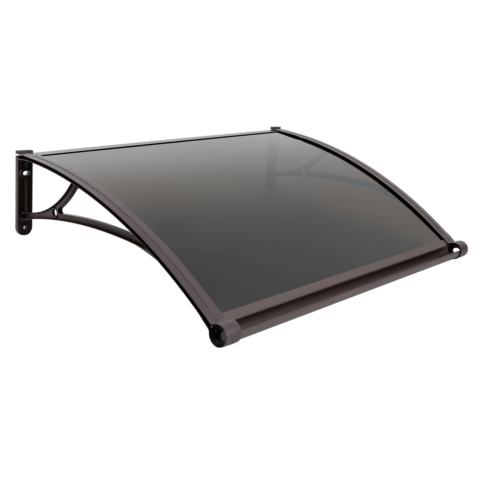 Dwellnix Heavy-duty Door Canopy with Gutters, UV and Rain Protection ...