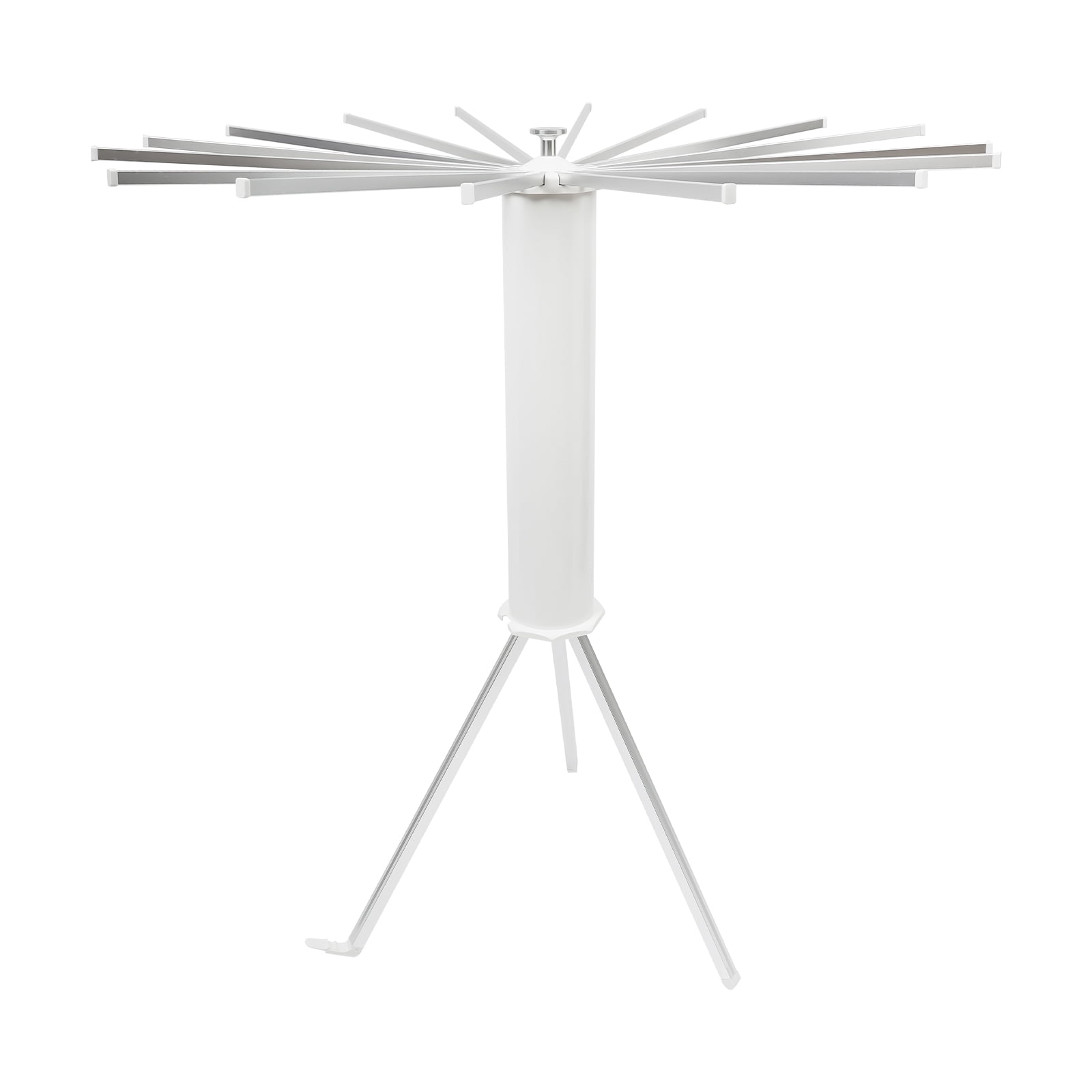 Dwellnix High Capacity Wall Mounted Drying Rack with 16 Telescopic ...