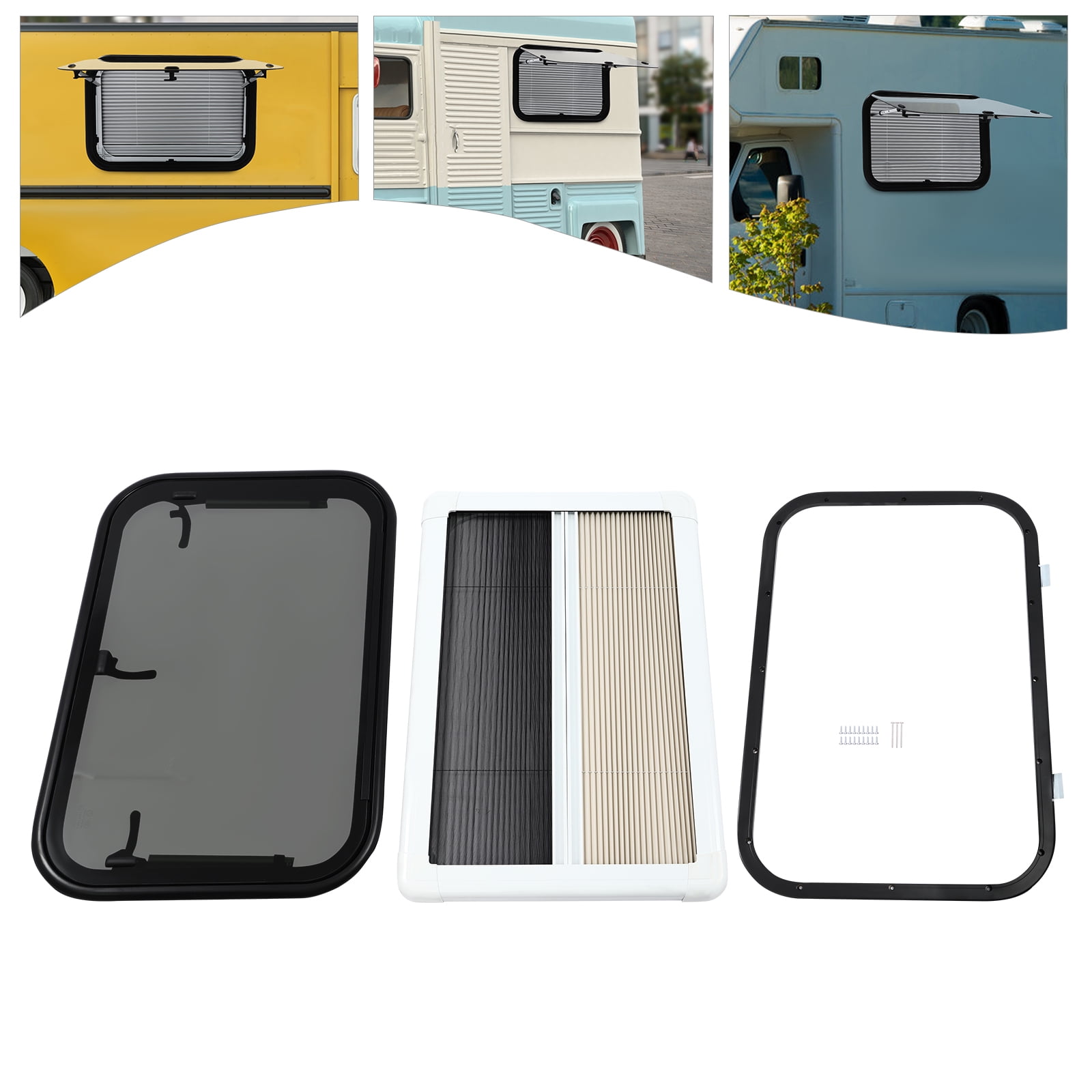 Dwellnix High-Quality RV Window with Aluminum Alloy and Tempered Glass ...