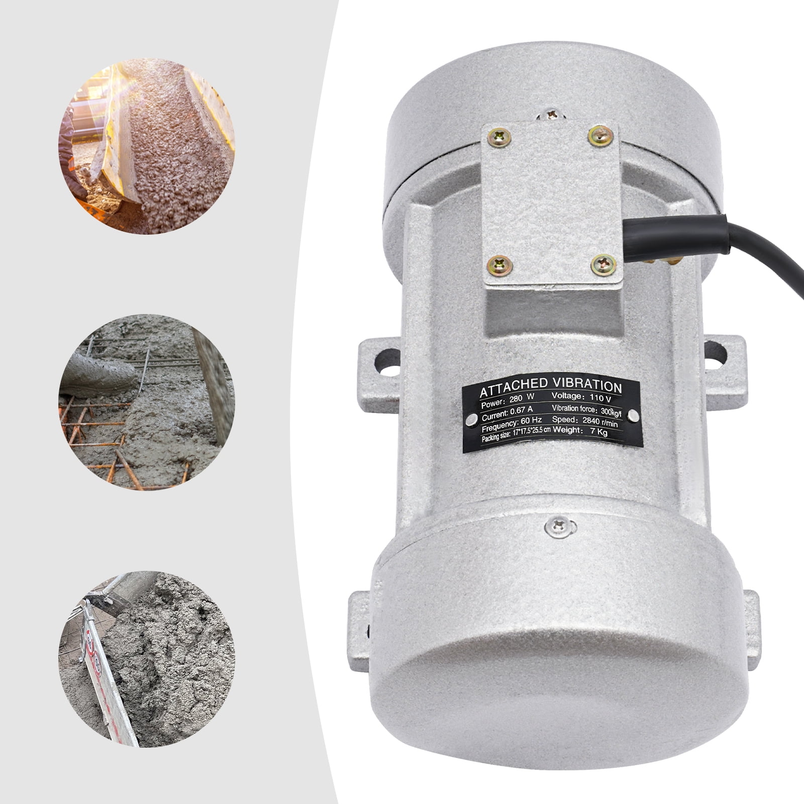 Dwellnix Industrial Vibration Motor Concrete Shaker Vibrating Motor ...