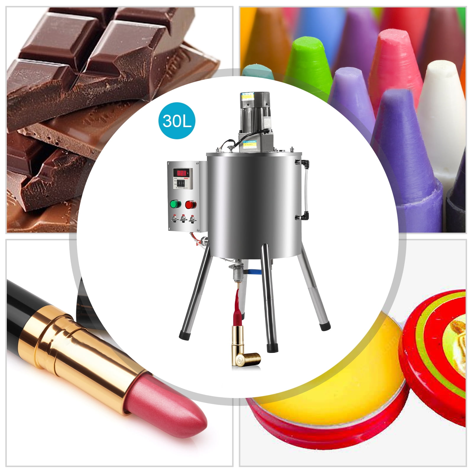 Dwellnix Liquid Filling Machine with Heating & Stirring, Stainless ...