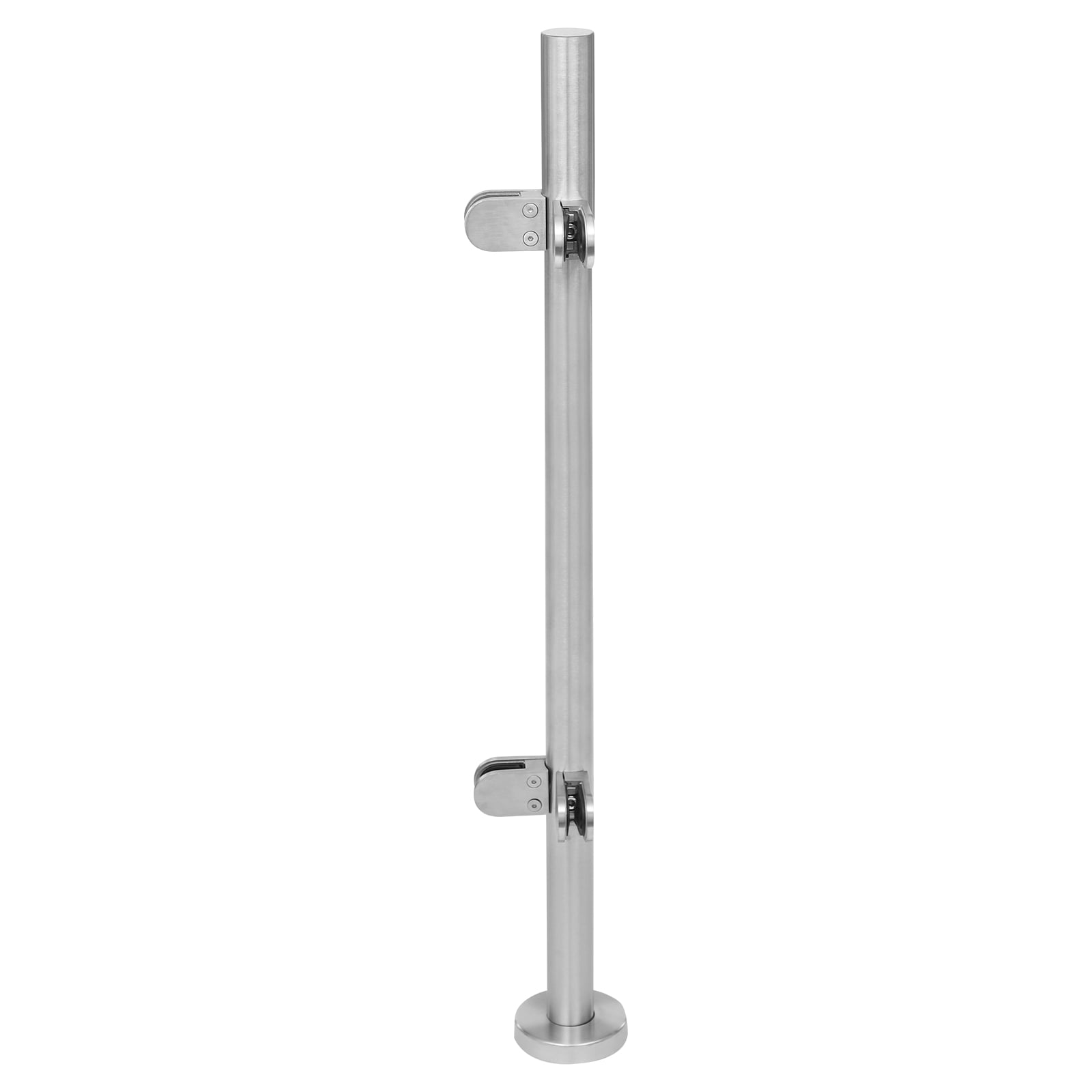Dwellnix Modern Stainless Steel Railing Post with Decorative Cover, 316 ...