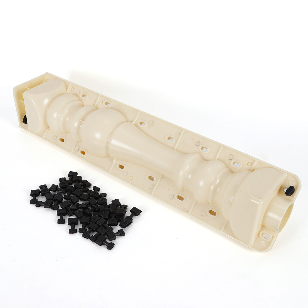 Dwellnix Multi-Use Balustrade Mold for Concrete and Gypsum,Easy Diy Design for Artistic Yard and ...