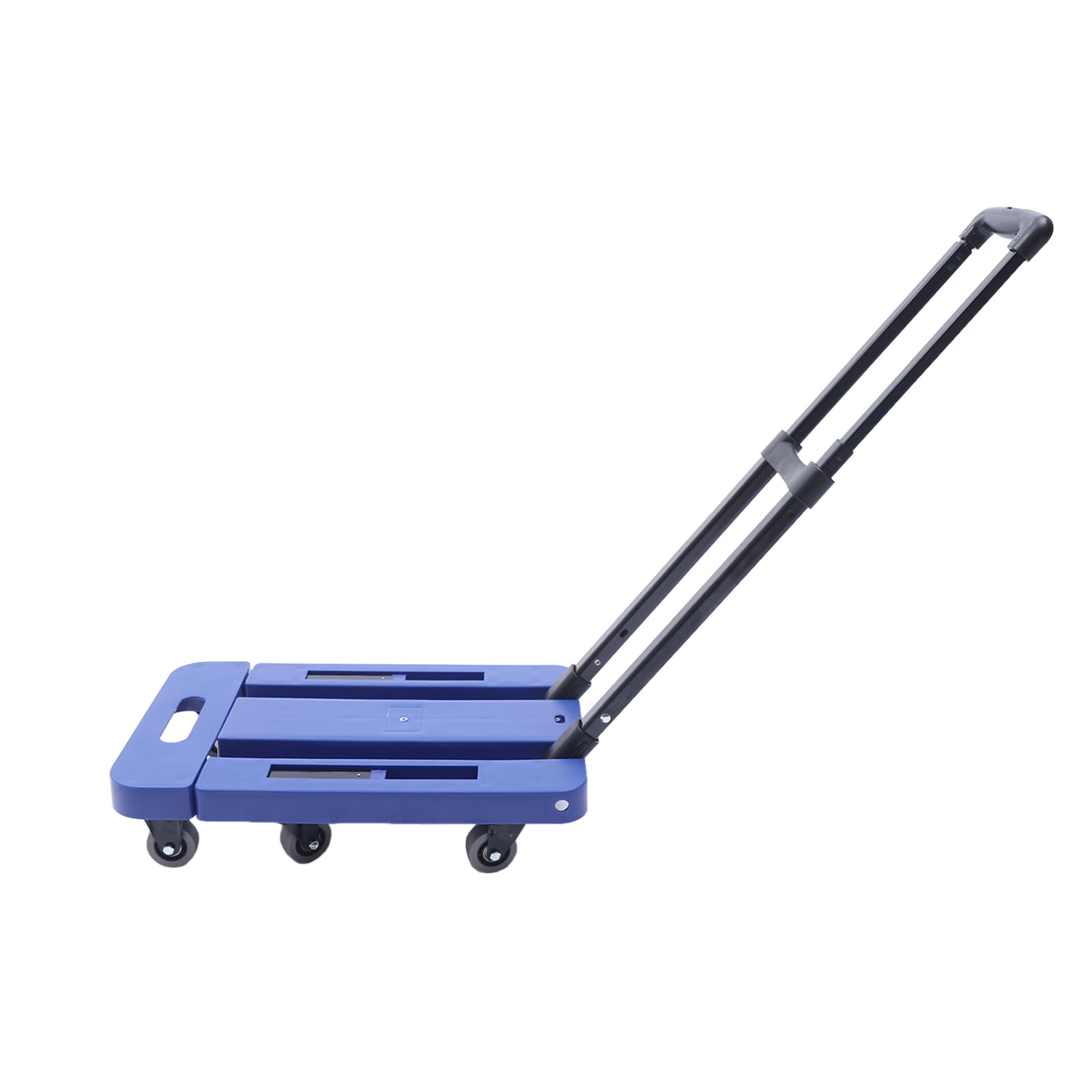 Dwellnix Portable Folding Cart Dolly Collapsible Trolley Hand Push ...