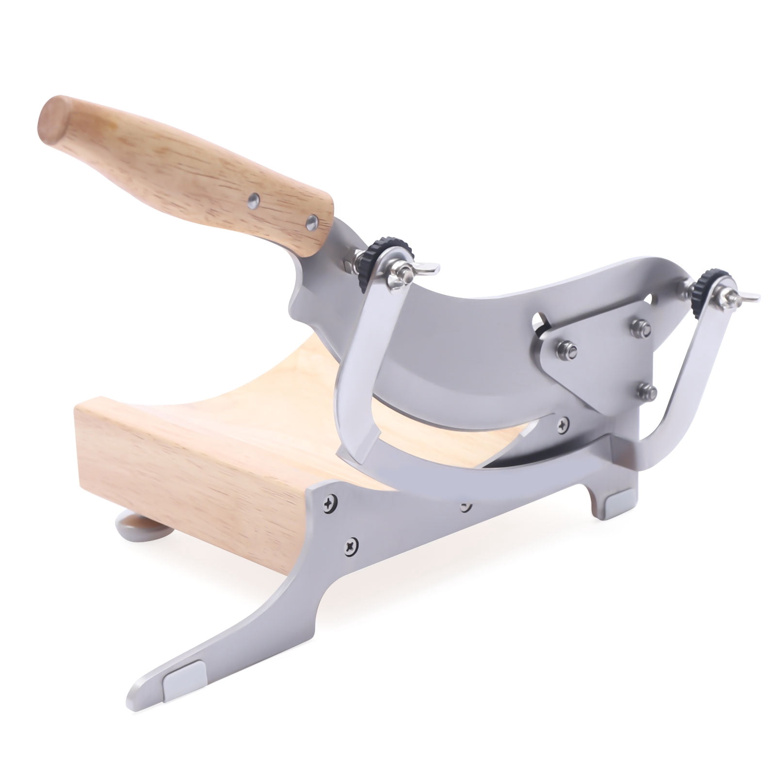 Dwellnix Premium Biltong Slicer – Adjustable Thickness, Curved Blade ...