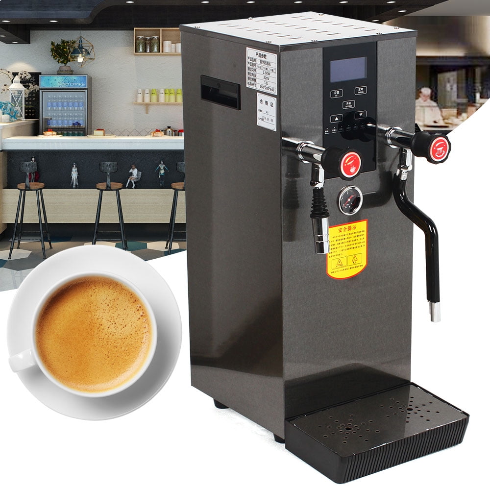 Dwellnix Professional 2.3KW Coffee Machine with Steam Frother, LCD ...
