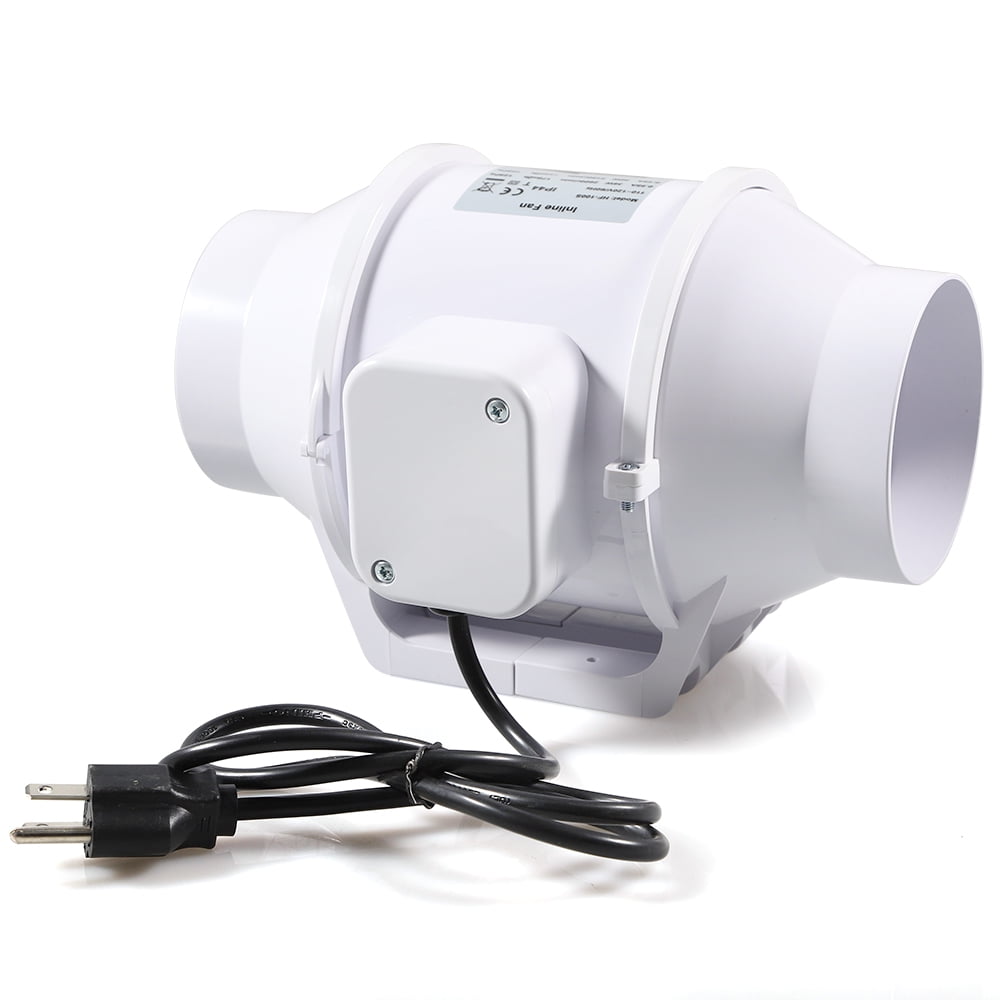 Dwellnix Quiet Inline Duct Fan ABS 4 Inch Exhaust Booster Fan ...