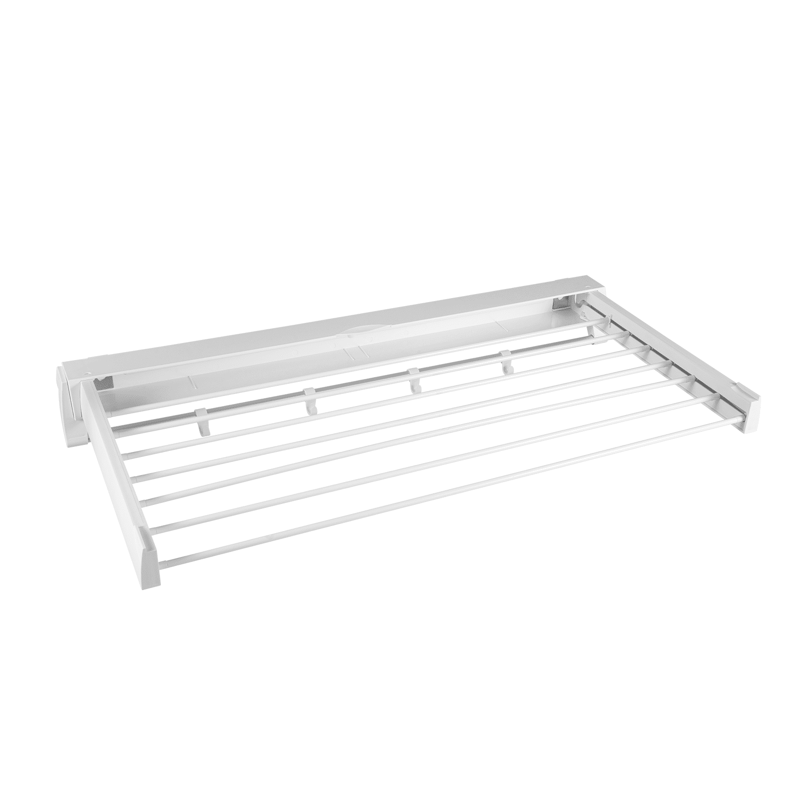 Dwellnix Retractable Clothes Drying Rack, Durable Aluminum Rods and ABS ...