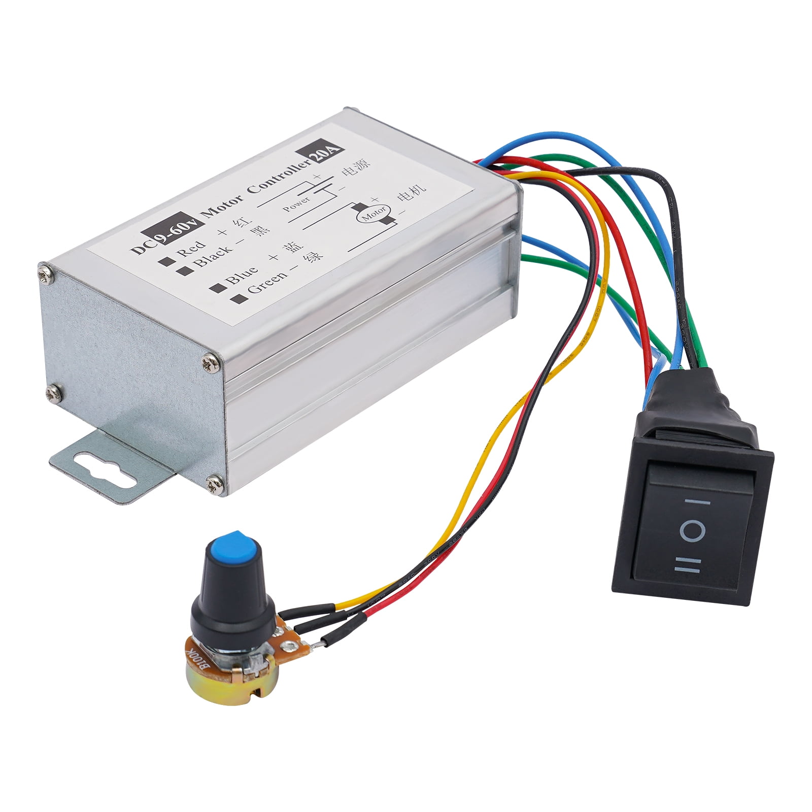 Dwellnix Reversible DC Motor Speed Controllers Driver Control Module 9 ...