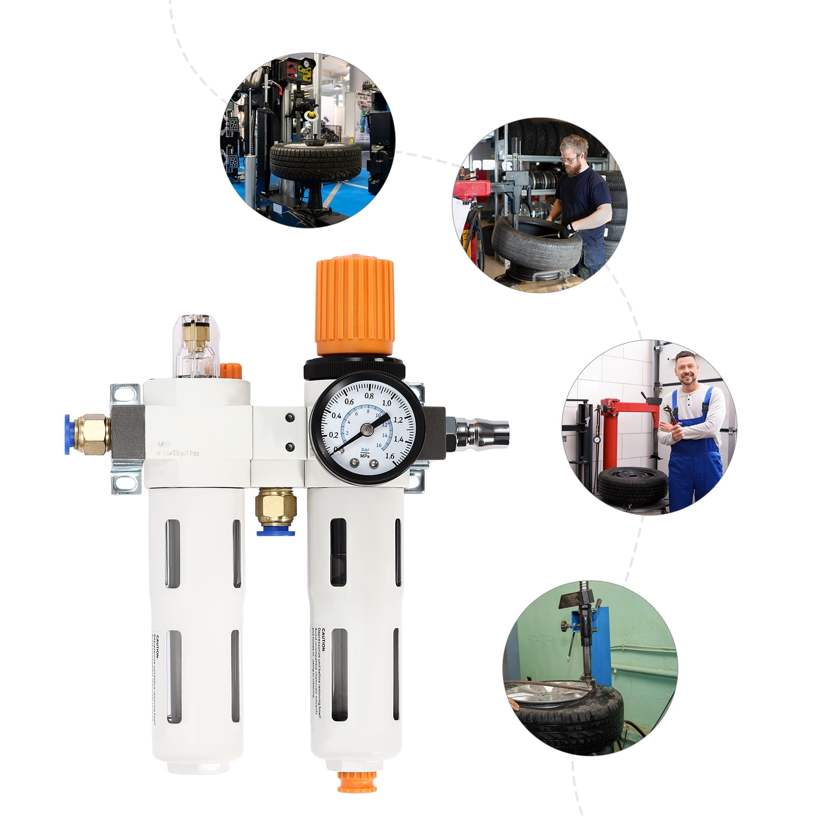 Dwellnix Robust Tire Changer with High-Quality Plastic Housing, Oil ...