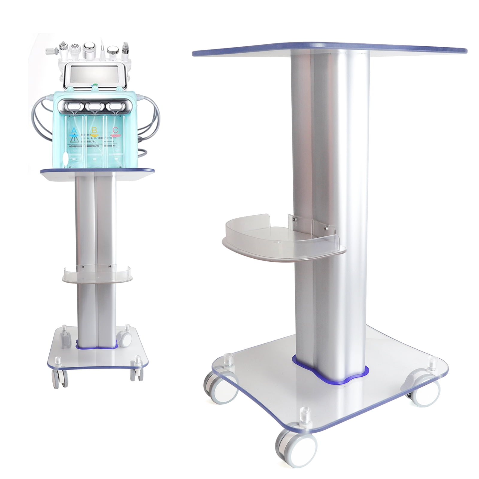 Dwellnix SPA Beauty Salon Stand 360 Rolling Cart Holder Trolley Salon ...