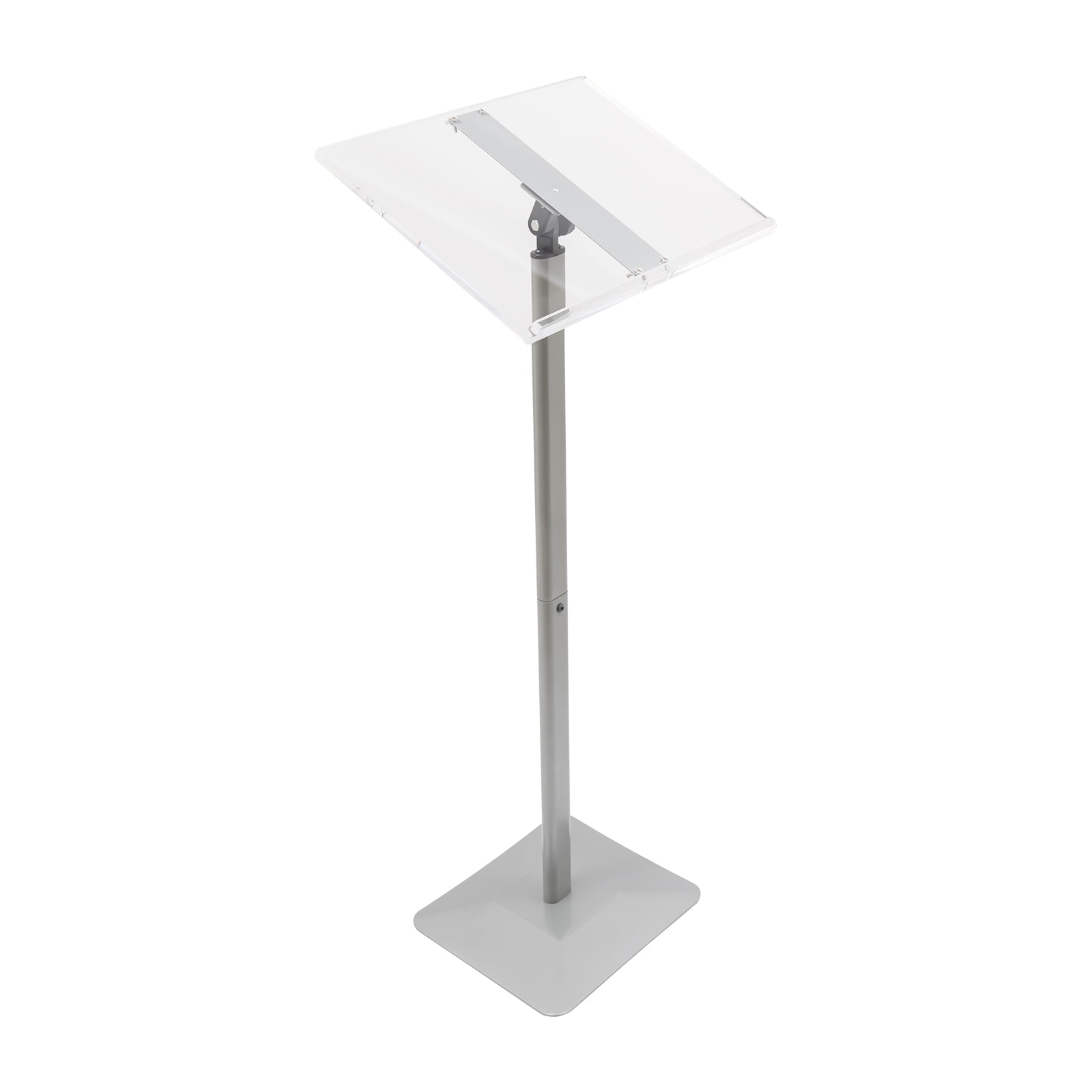 Dwellnix Small Rectangular Acrylic Podium Stand Angle Adjustable Modern ...