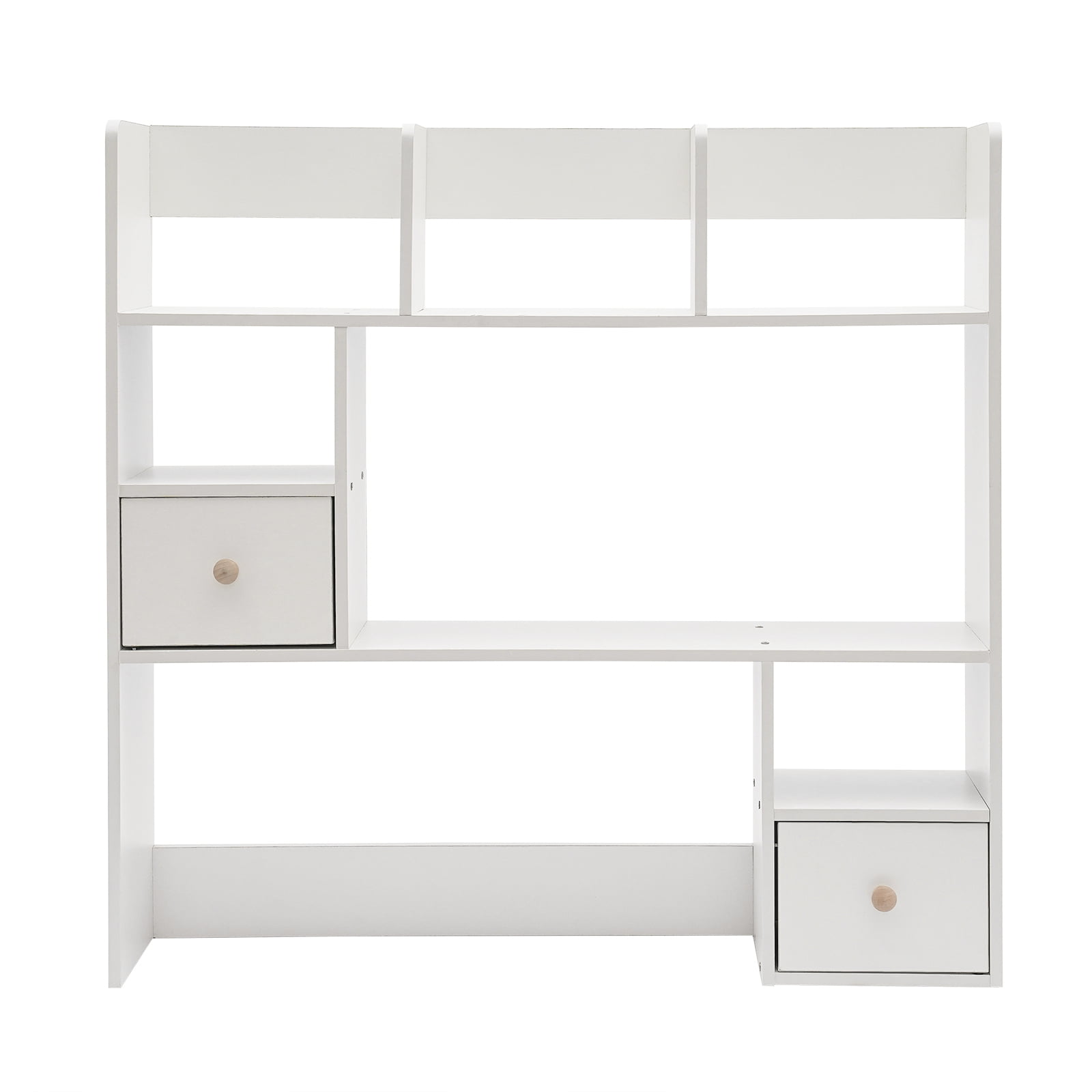 Dwellnix Space-Saving Desktop Storage Shelves with 9 Storage Spaces ...