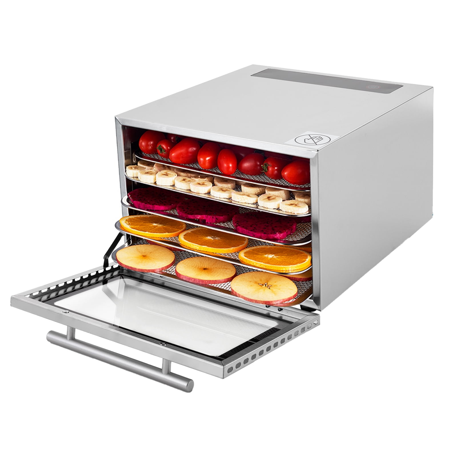 Dwellnix Stainless Steel Food Dehydrator with 5 Trays, 400W Power ...