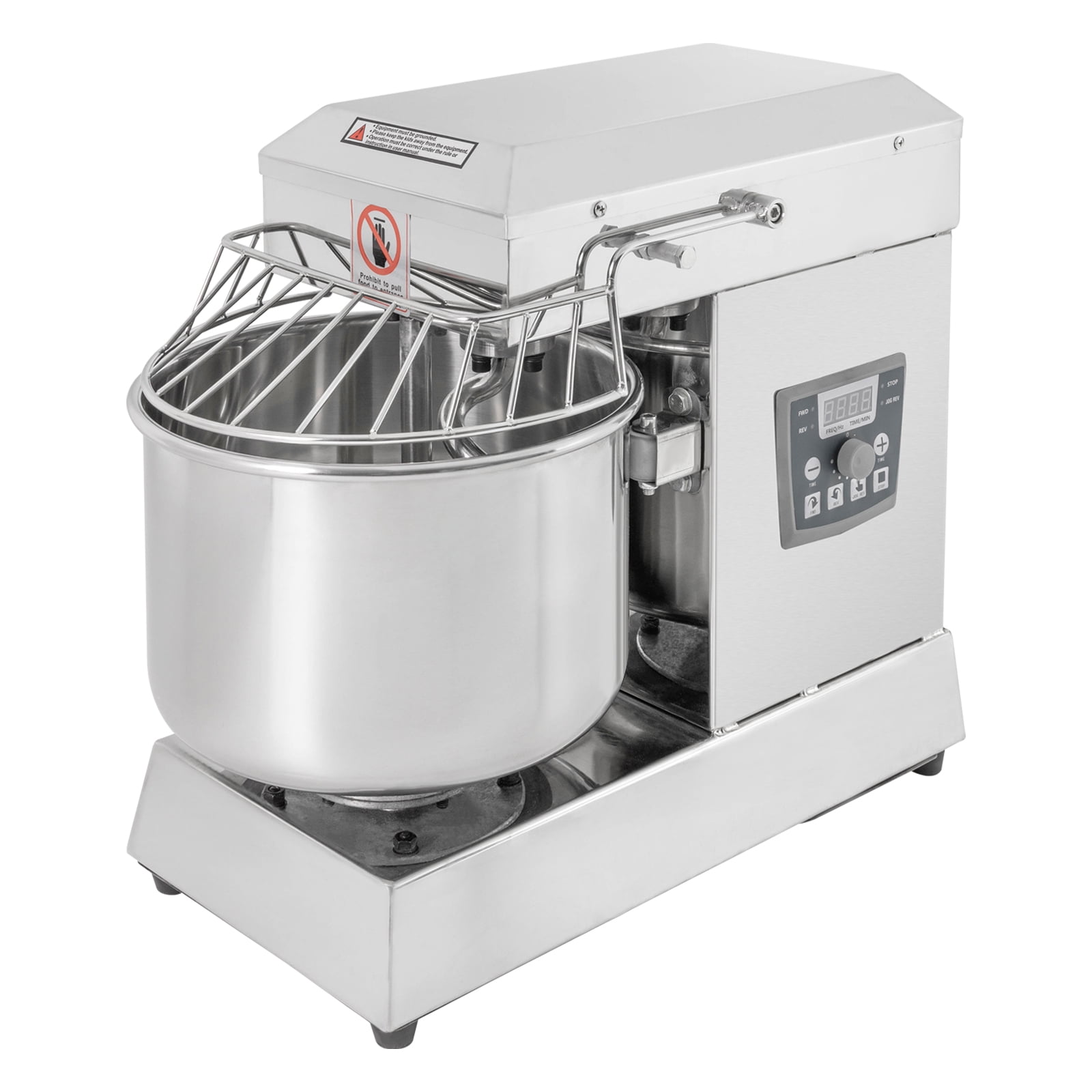 Dwellnix Stainless Steel Food Mixer Dual Rotating Dough Kneading ...