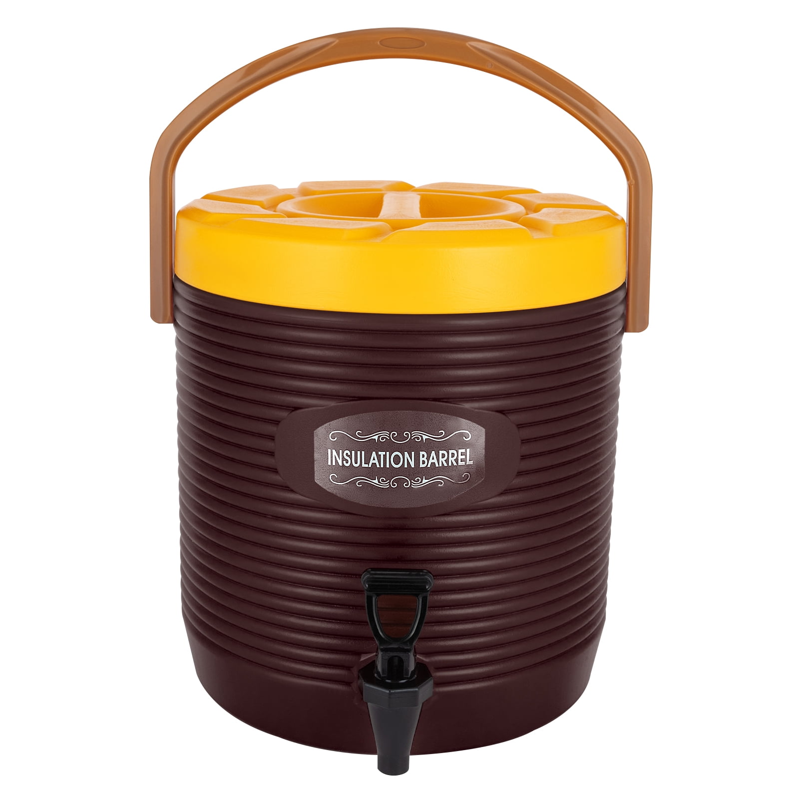 Dwellnix Stainless Steel Insulated Bucket W Faucet Lid Keep Warm And ...