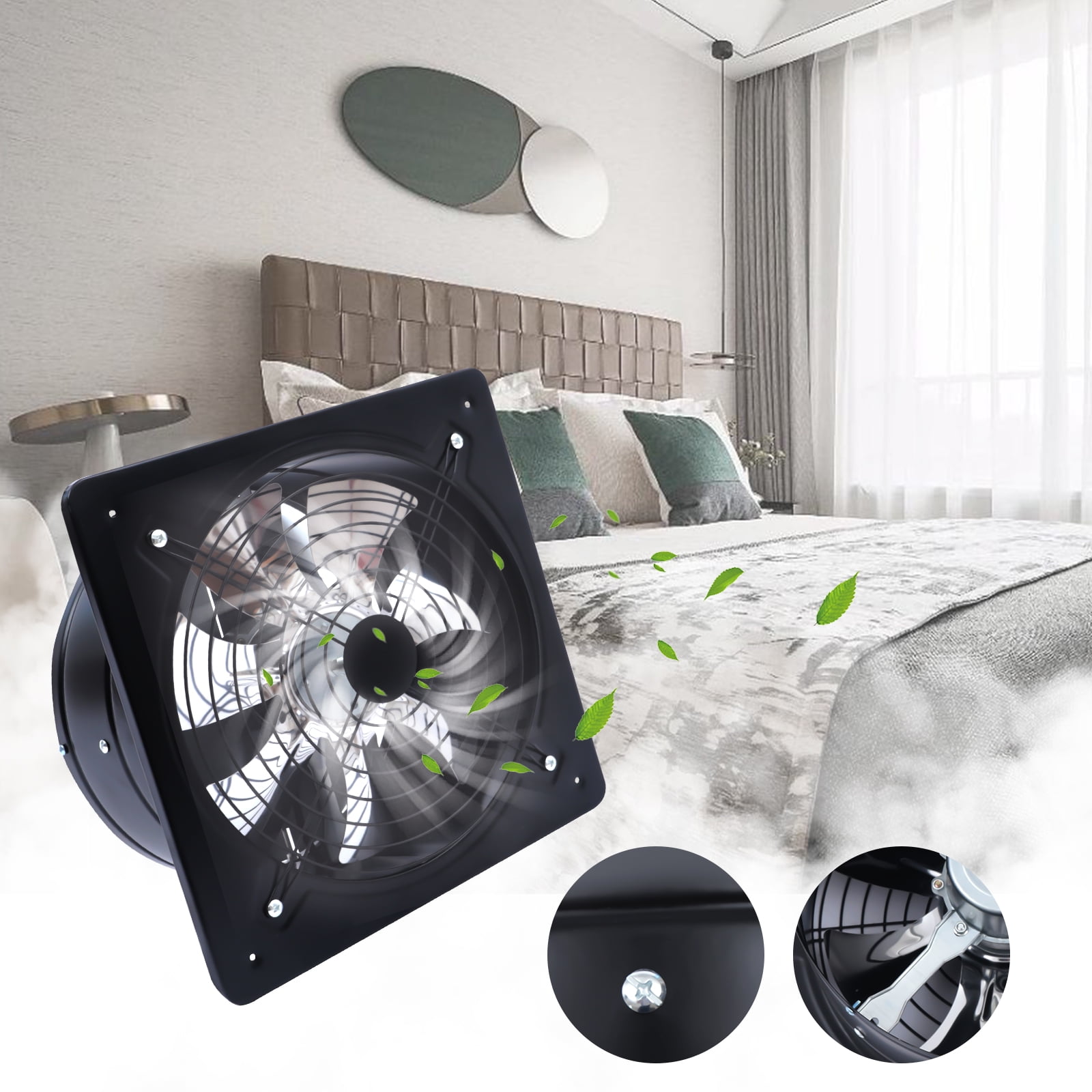 Dwellnix Through Wall Exhaust Fan High Airflow Low Noise Explosion ...