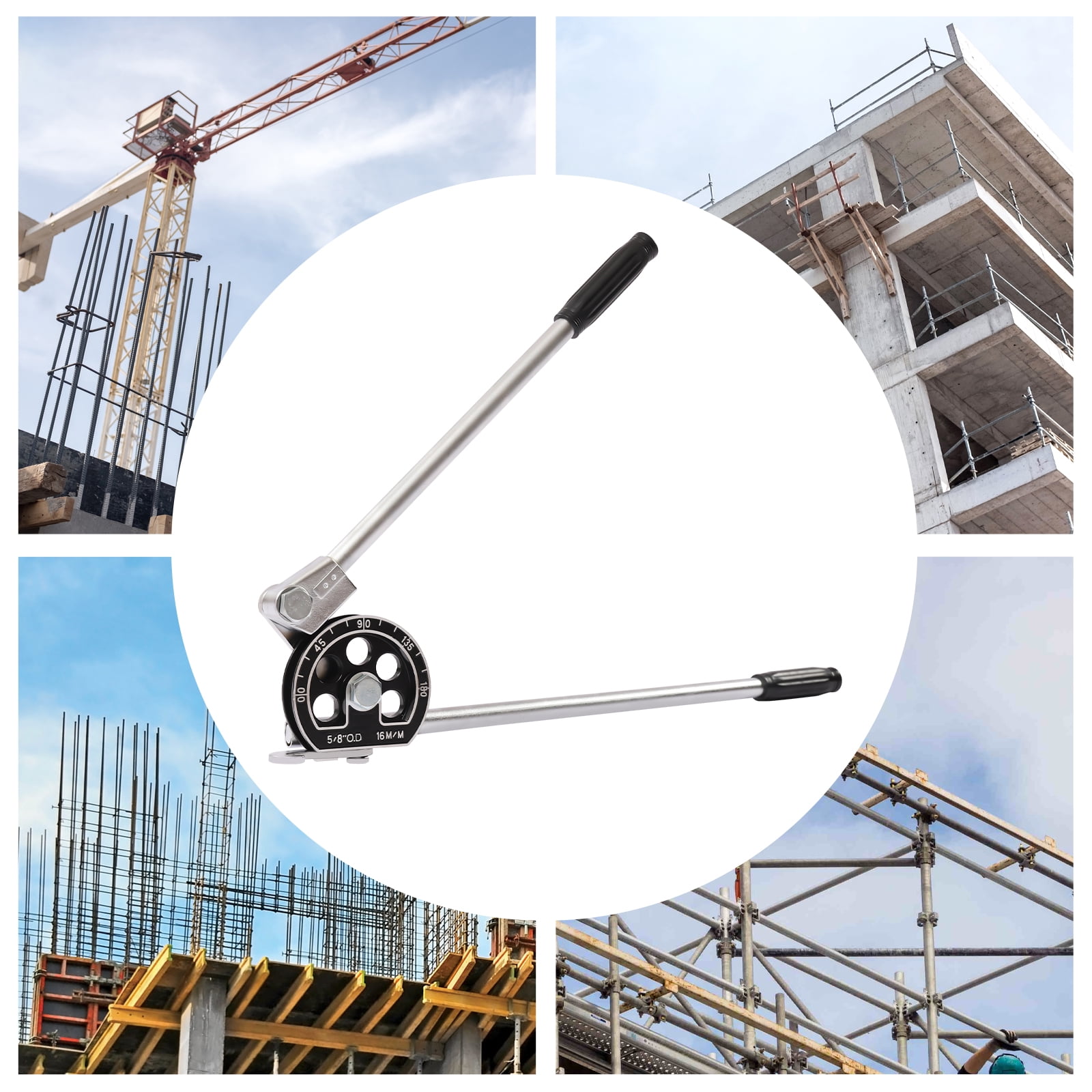 Dwellnix Tube Bender 5 8 inch Pipe Bending Capacity 180 Degrees Manual ...