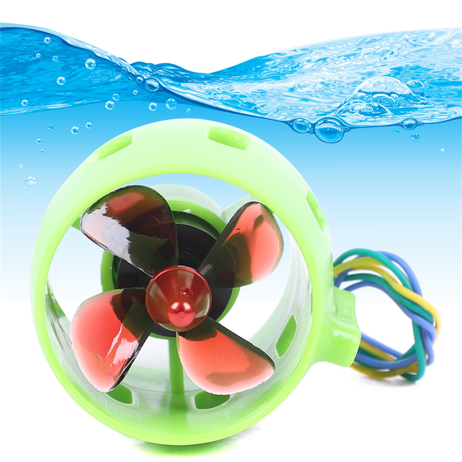 Dwellnix Underwater Thruster Motor 4 Blades Propeller Propulsion Bait ...