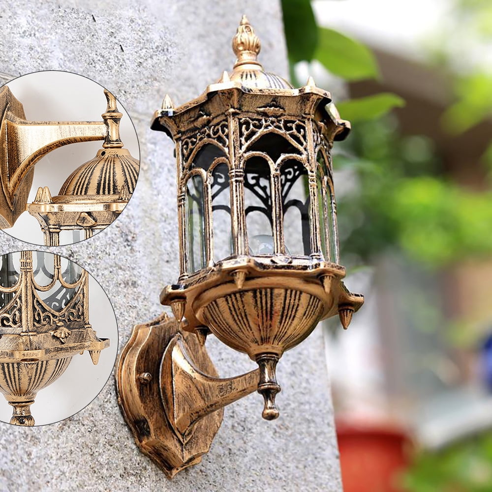 Dwellnix Vintage Wall Light, Rustic Lantern Design with High ...