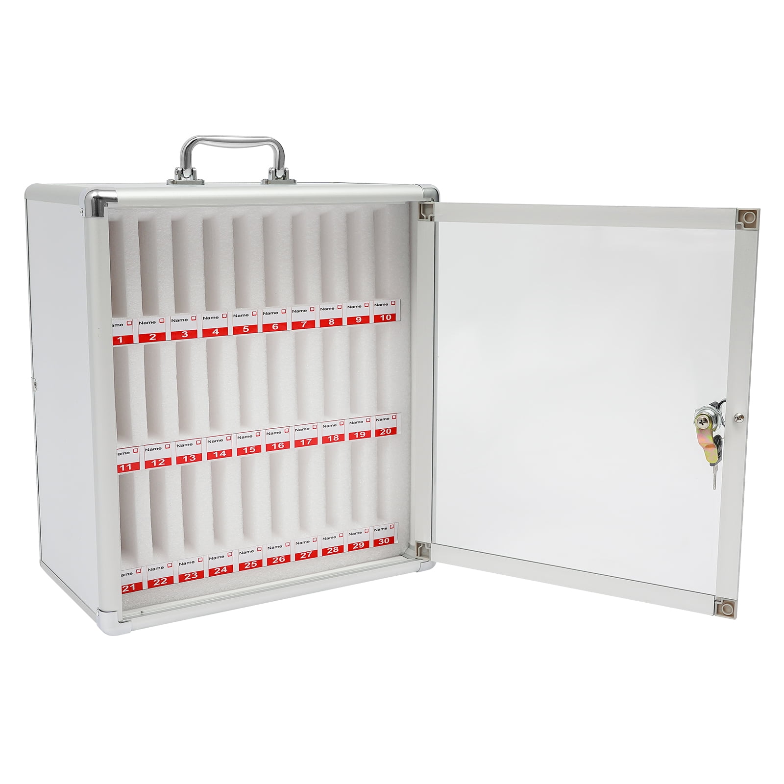 Dwellnix Wall Mounted Locker Box Lockable Cell Phone Storage Cabinet ...