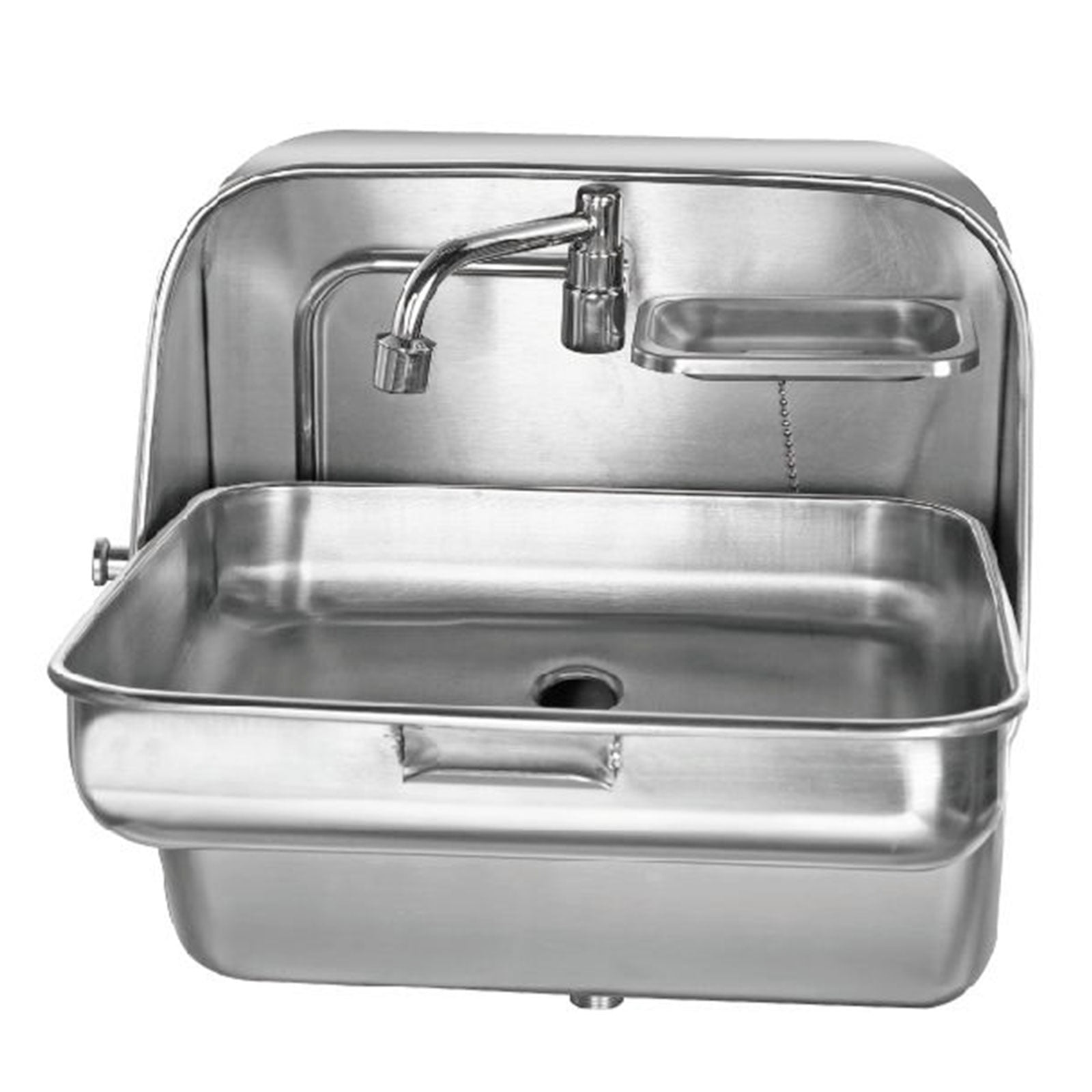 Dwellnix Wall Mounted Sink Collapsible RV Camper Boat Kitchen Stainless ...