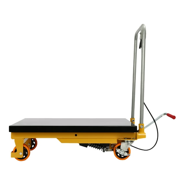 Dwellnix Wareho e Single Scissor Lift Table 500lbs Cart Hydraulic ...