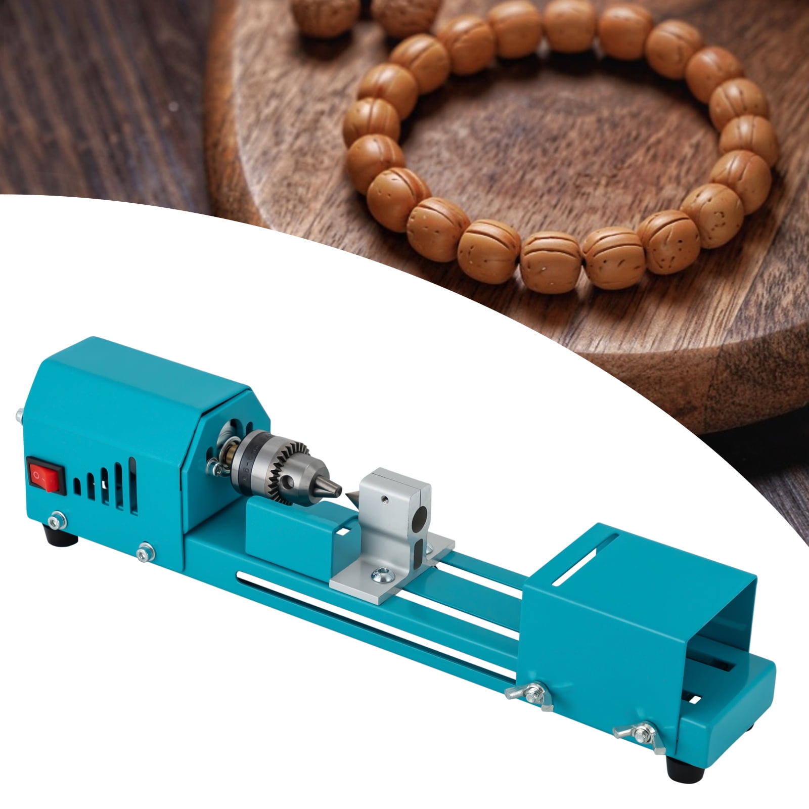 Dwellnix Woodworking Electric Mini Lathe Punching Engraving Sanding Cut ...