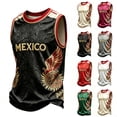 Dweltoz Mexico Soccer Jerseys 2026 Sleeveless Crew Neck Mexico Soccer ...