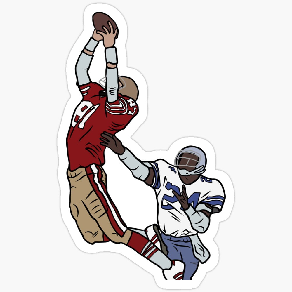Dwight Clark "The Catch" Sticker Phone Decal Water Bottle Stickers Car ...