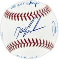 Dwight "Doc" Gooden Autographed Official Statball MLB Baseball New York ...