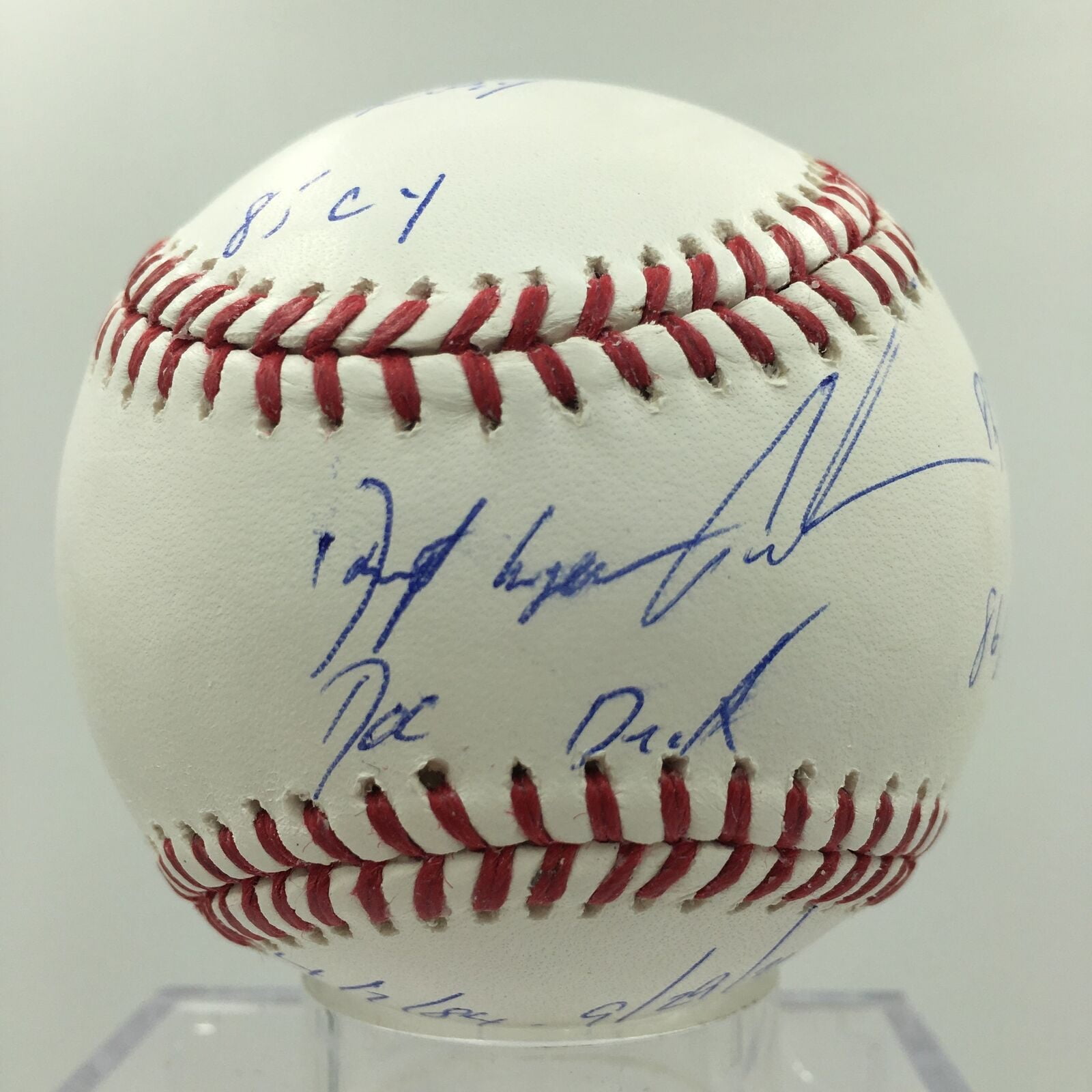 Dwight Doc Gooden Signed Heavily Inscribed MLB Baseball PSA DNA COA ...