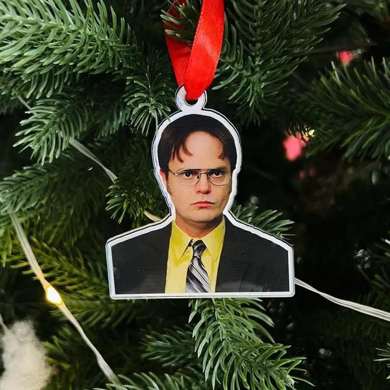 Dwight Schrute Ornament – The Office TV Holiday Tree Decor - Walmart.com