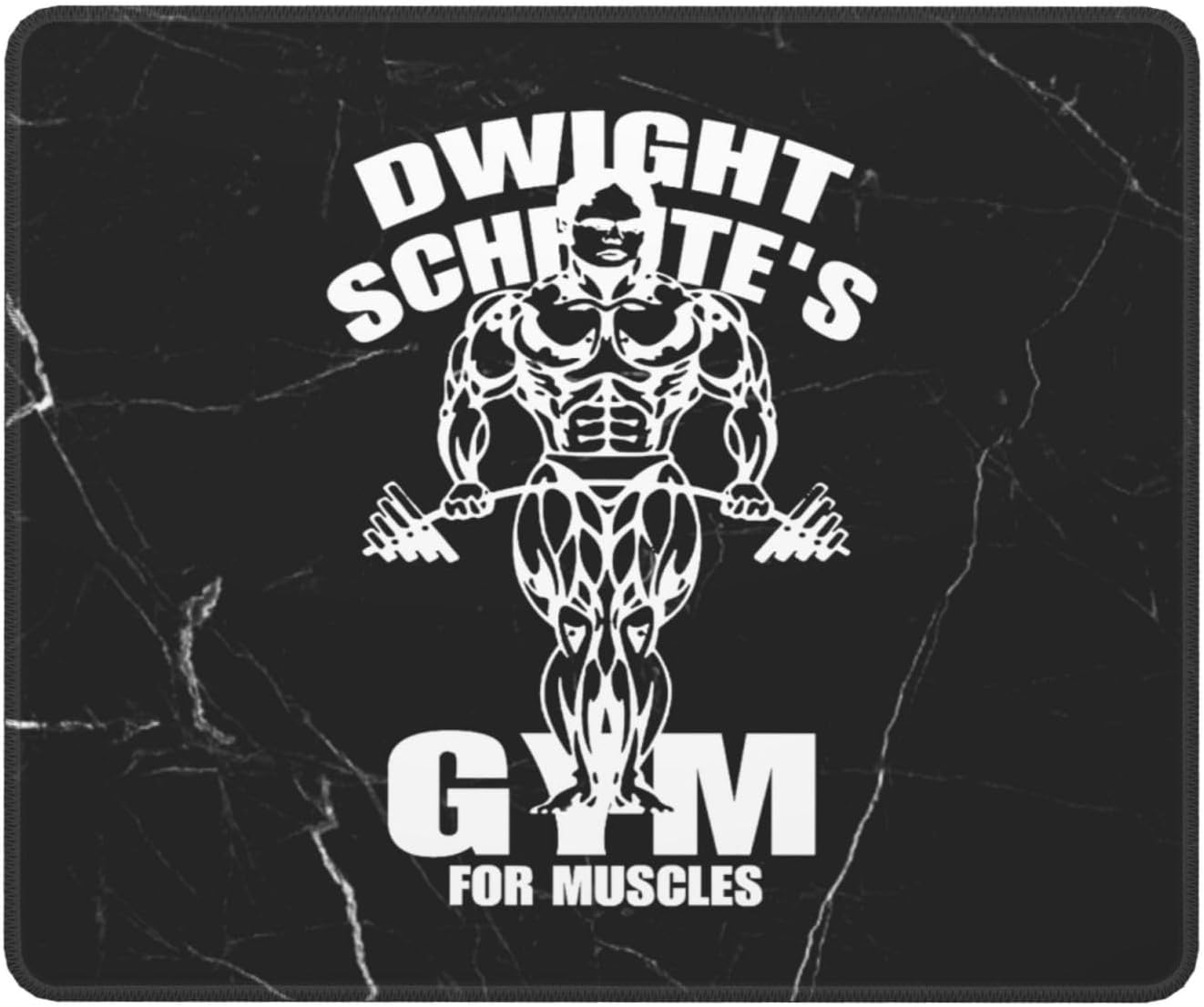 Dwight Schrute'S Gym for Muscles Mouse Pad with Rubber Non-Slip Base ...