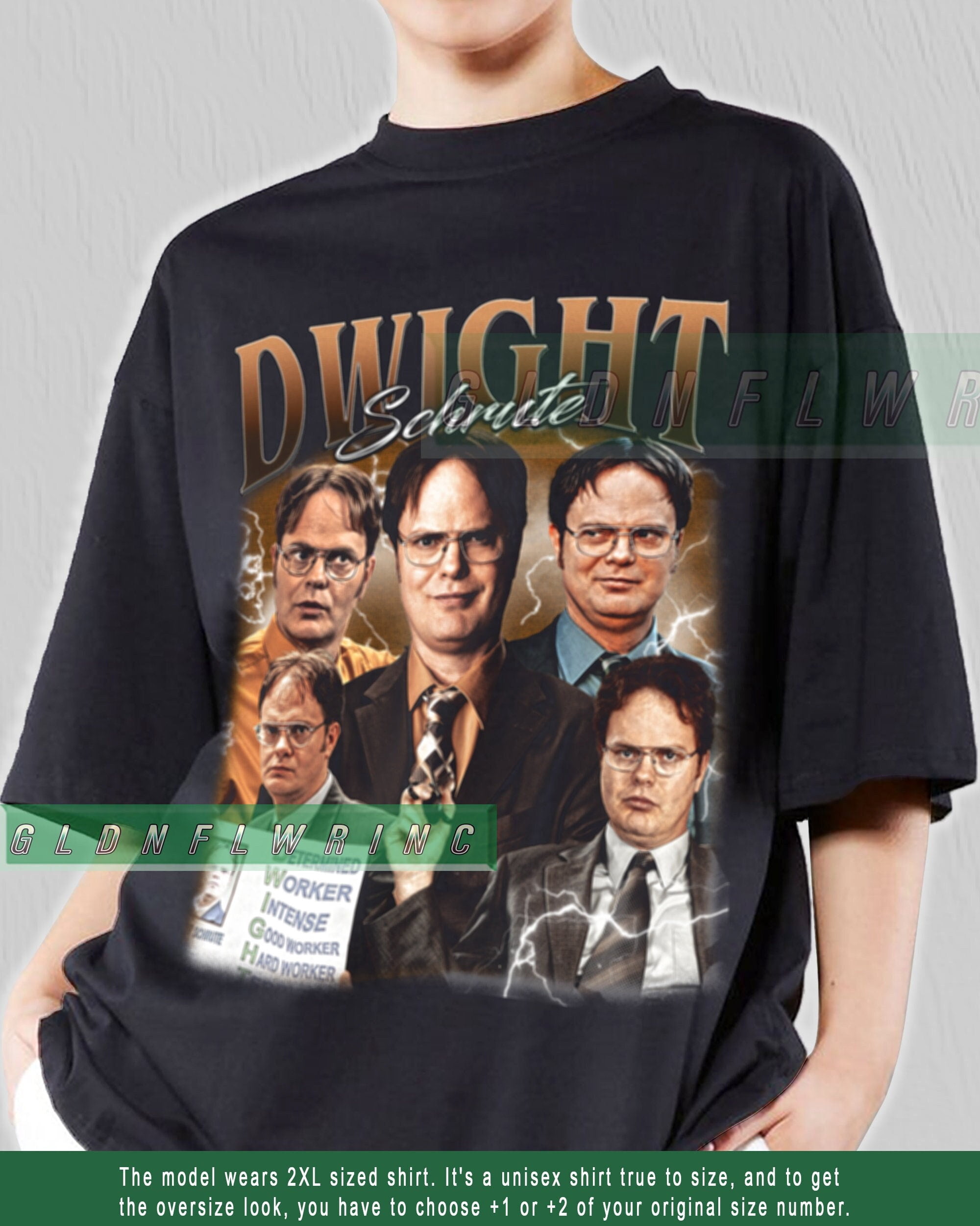 Dwight Schrute Shirt Gift Vintage 90s Retro Bootleg T-shirt Homage ...