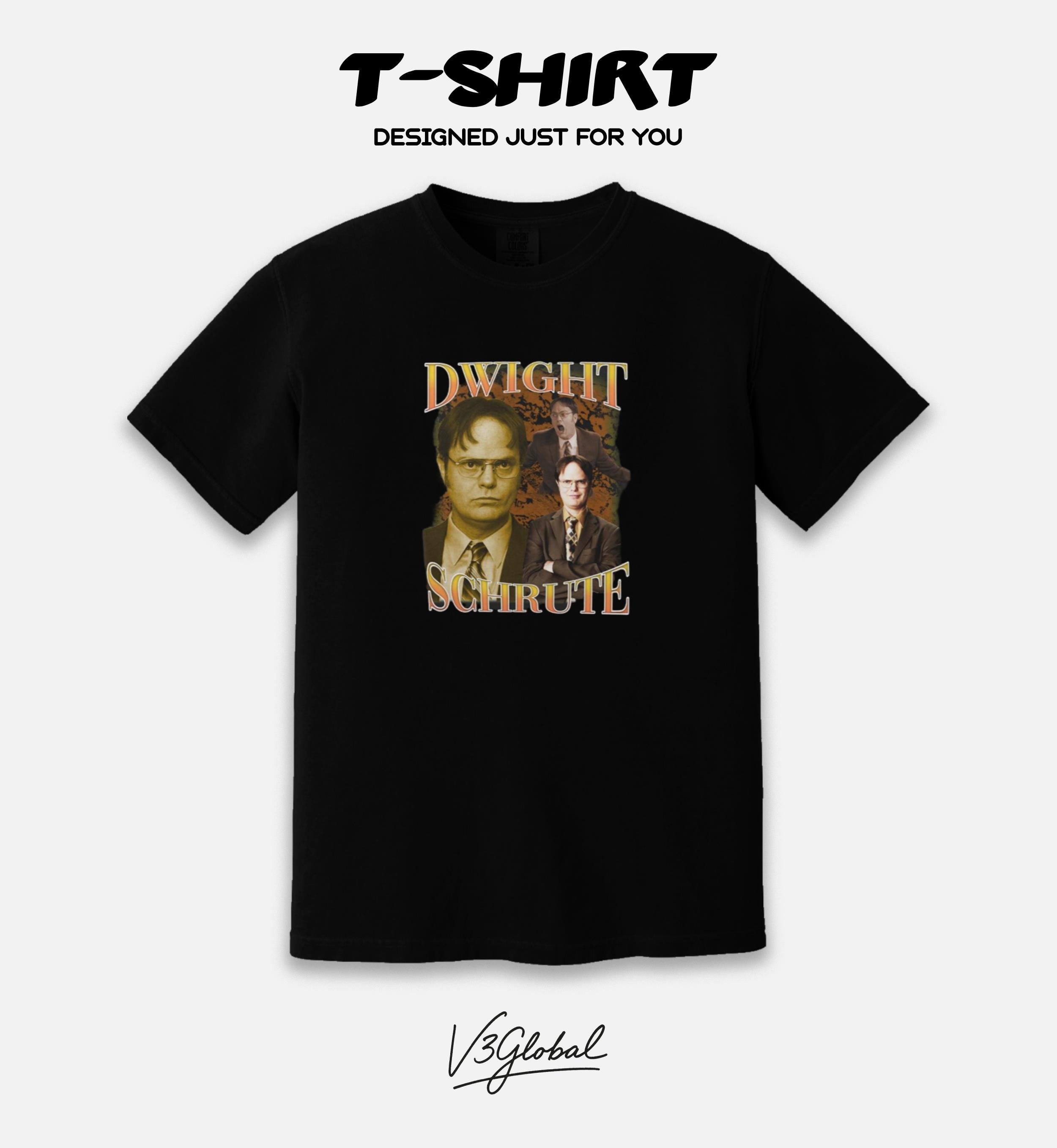 Dwight Schrute The Office 90s Vintage Style HMTWN Comfort Color T-Shirt, for men & women, up to ...