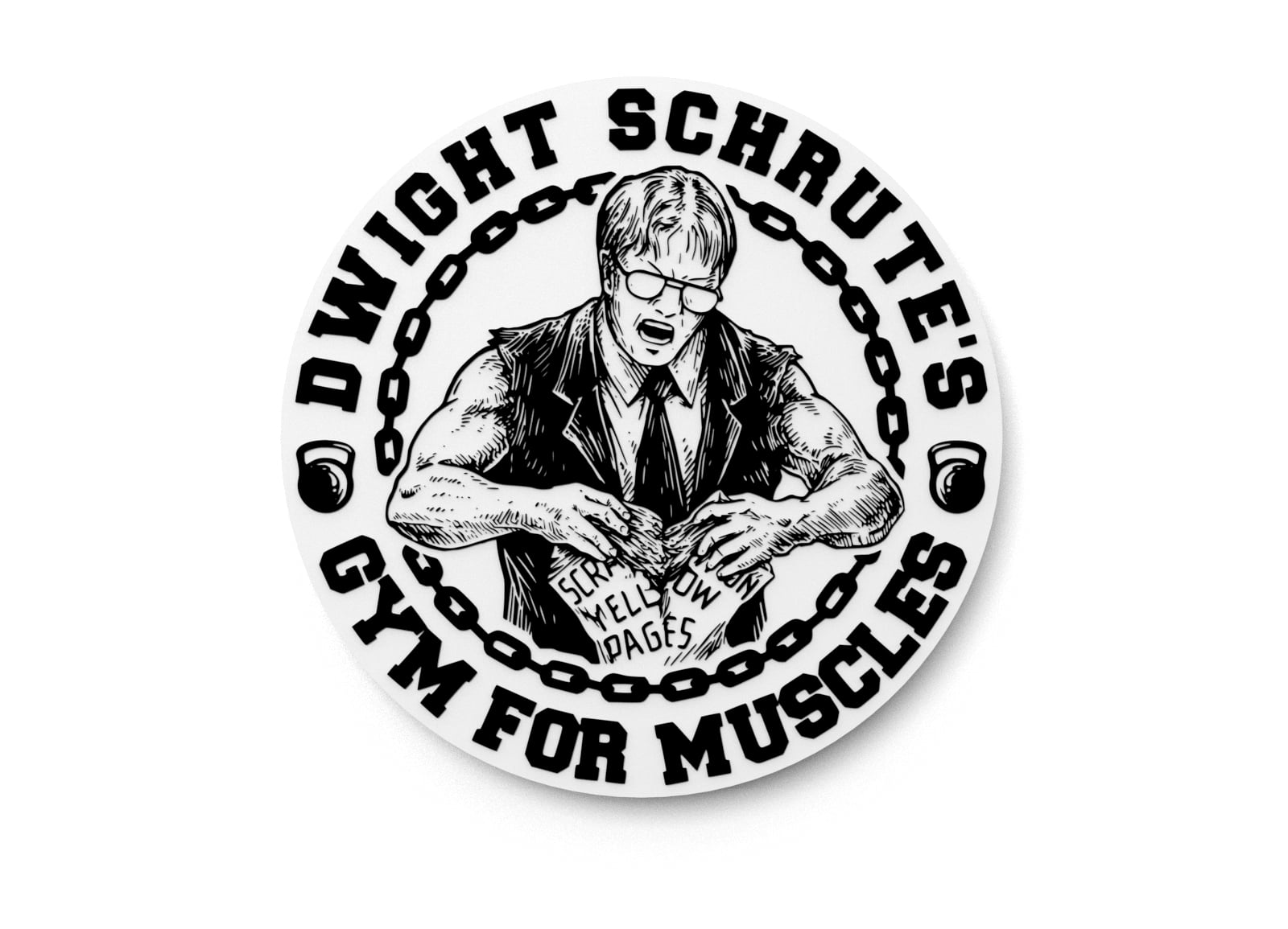 Dwight Schrutes Gym For Muscles | Funny sign For Home or Office ...