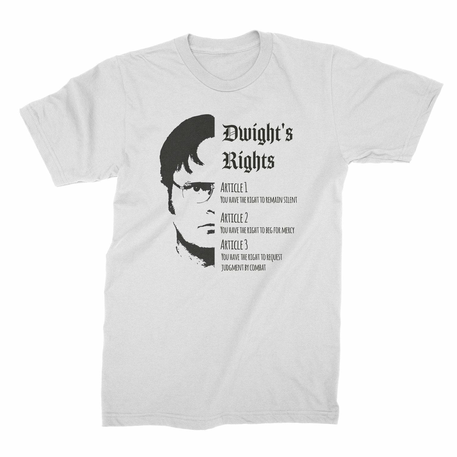 Dwights Rights Shirt Dwight Schrute Shirt - Walmart.com