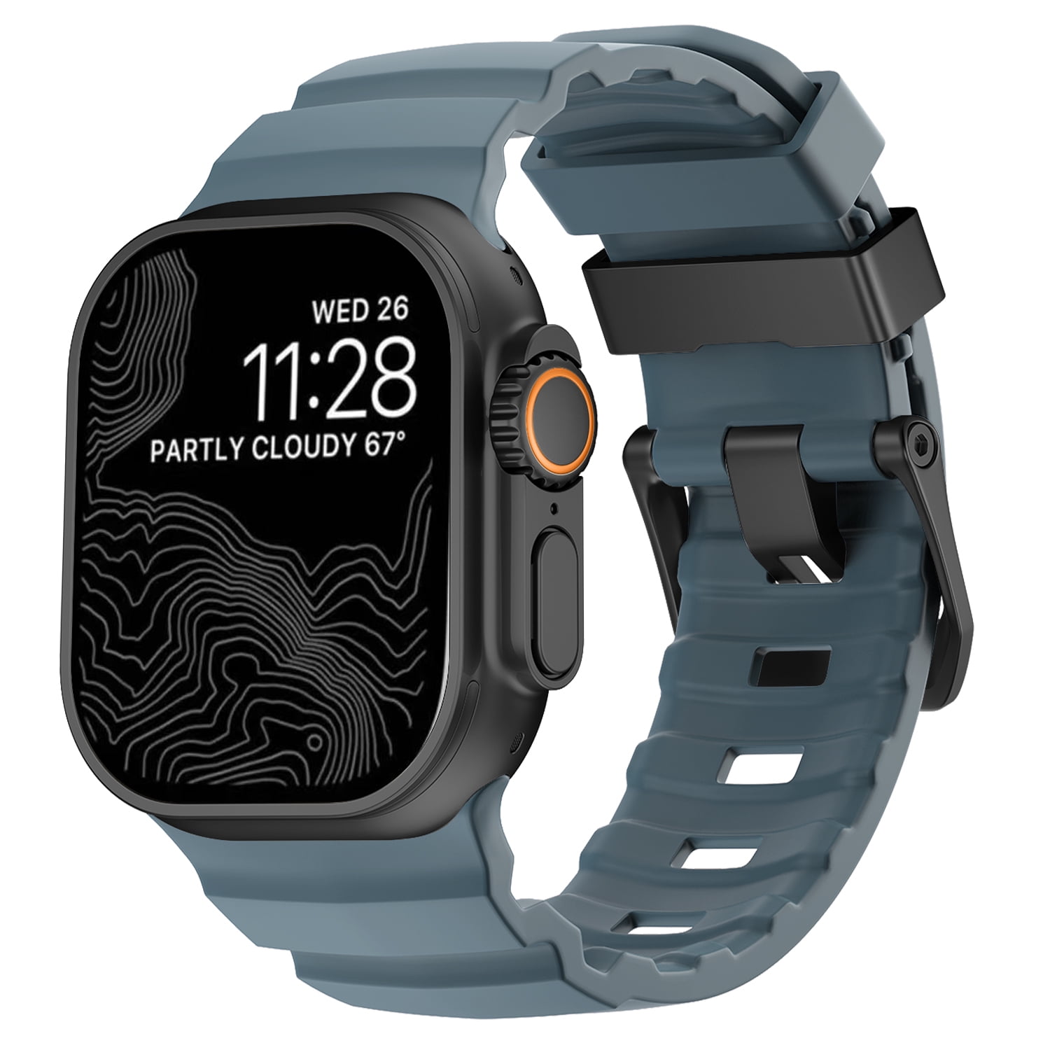 Dwitch Band for Apple Watch Ultra Bands 42/44/45/49mm, Sport Band Soft ...