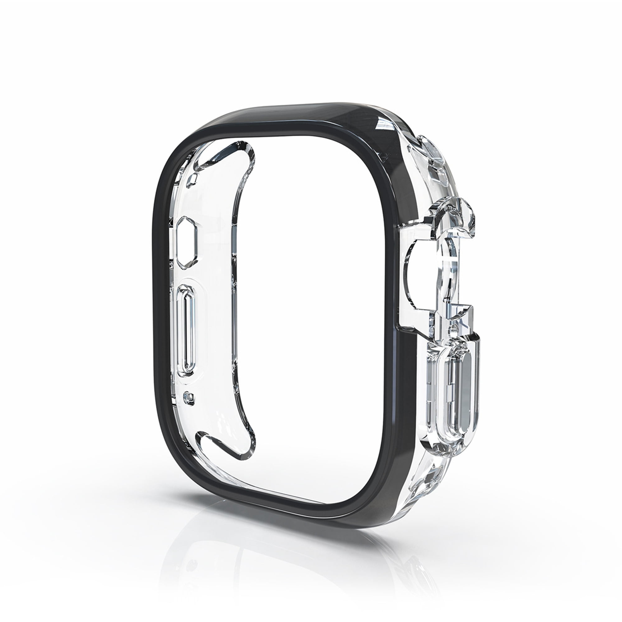 Dwitch Case Compatible with Apple Watch 45mm, Soft TPU Bumper Clear ...