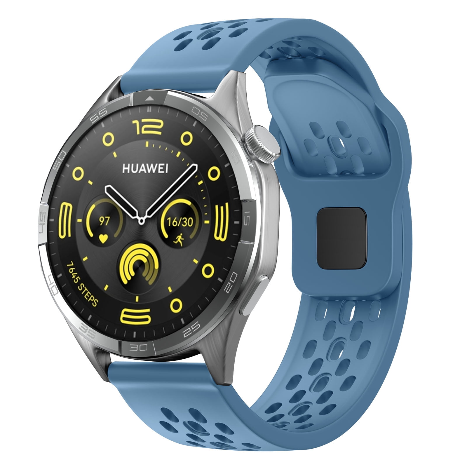 Dwitch band for Galaxy Watch 6 classic 43mm, Breathable Silicone Sport Band with Ventilation ...