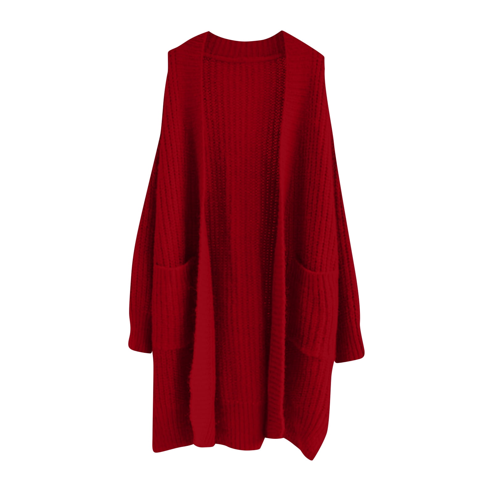 Dwralegc Long Sweater Cardigan Women Winter Open Front Coat Long Sleeve ...